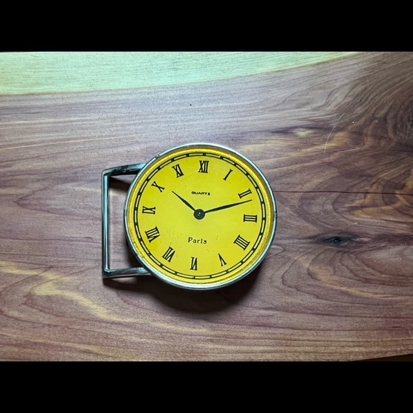 Accessories | Vintage Clock Belt Buckle | Poshmark